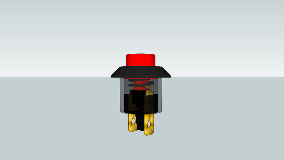 push button, whit internal components | 3D Warehouse
