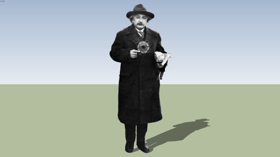 2D - Albert Einstein | 3D Warehouse