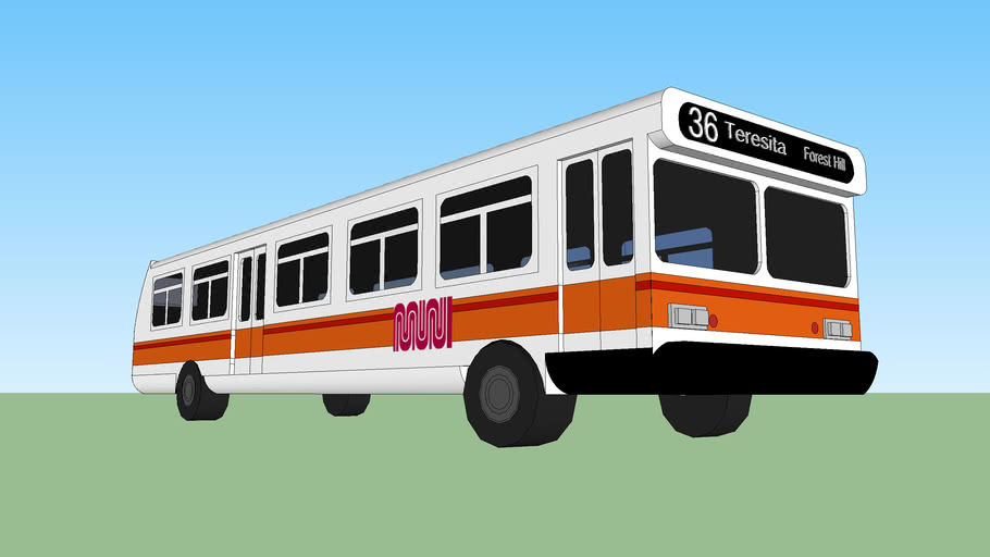 SF Muni Bus | 3D Warehouse