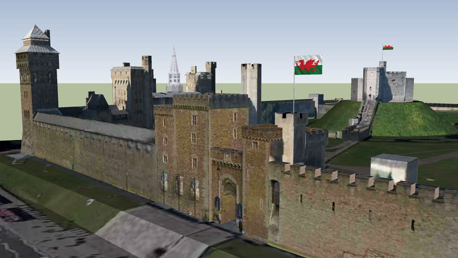 Cardiff Castle, Cardiff, UK | 3D Warehouse