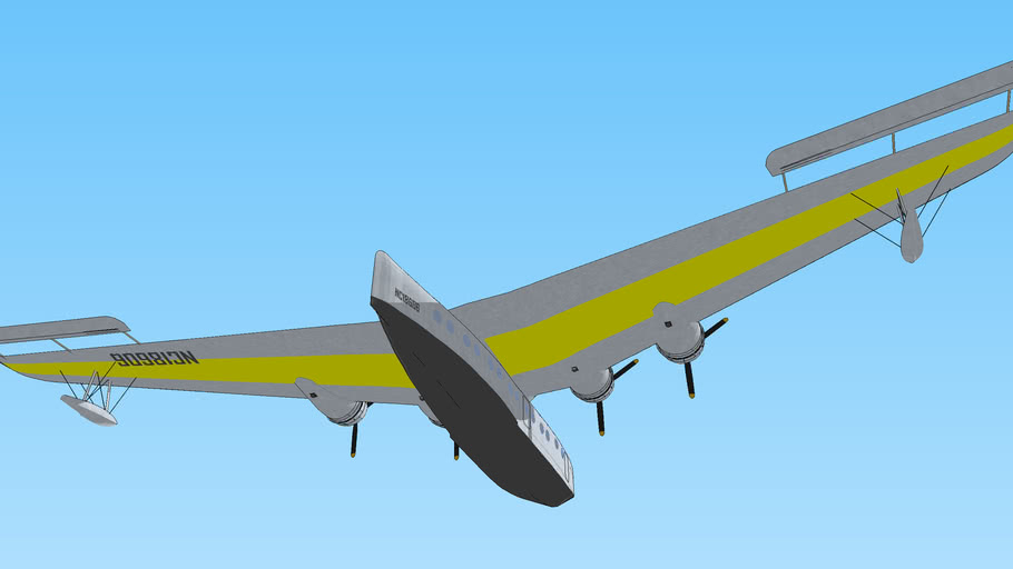 Boeing 306 tailless Flying Wing | 3D Warehouse