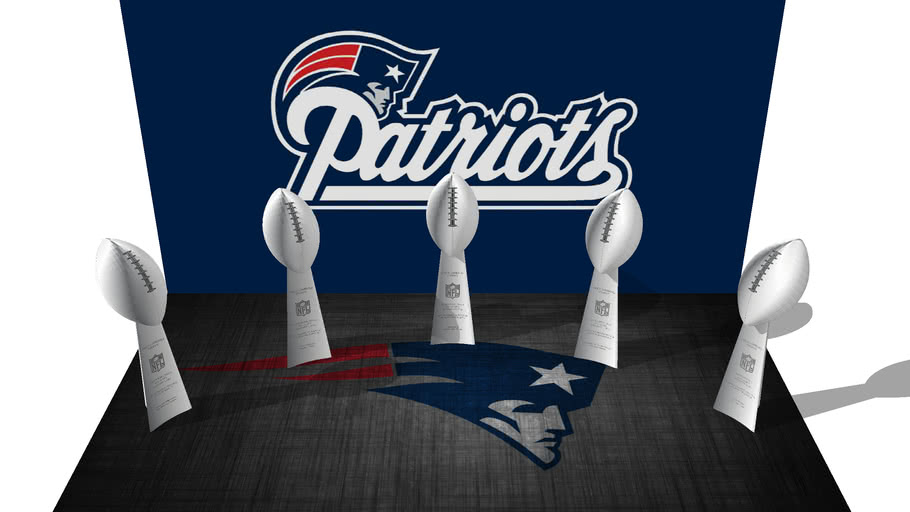 New England Patriots - Vince Lombardi Trophies | 3D Warehouse