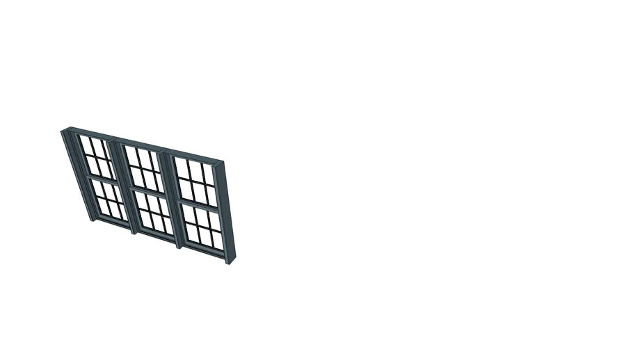 4kStudio 3x6 Six Over Six Double Hung Window | 3D Warehouse