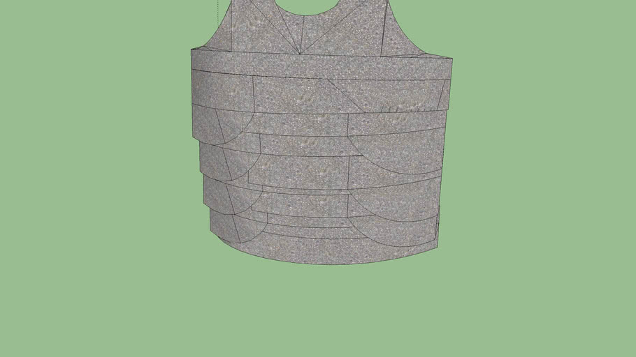 Basic Breastplate Design(front) | 3D Warehouse