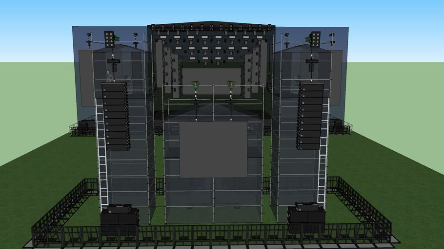 Festival stage concert | 3D Warehouse