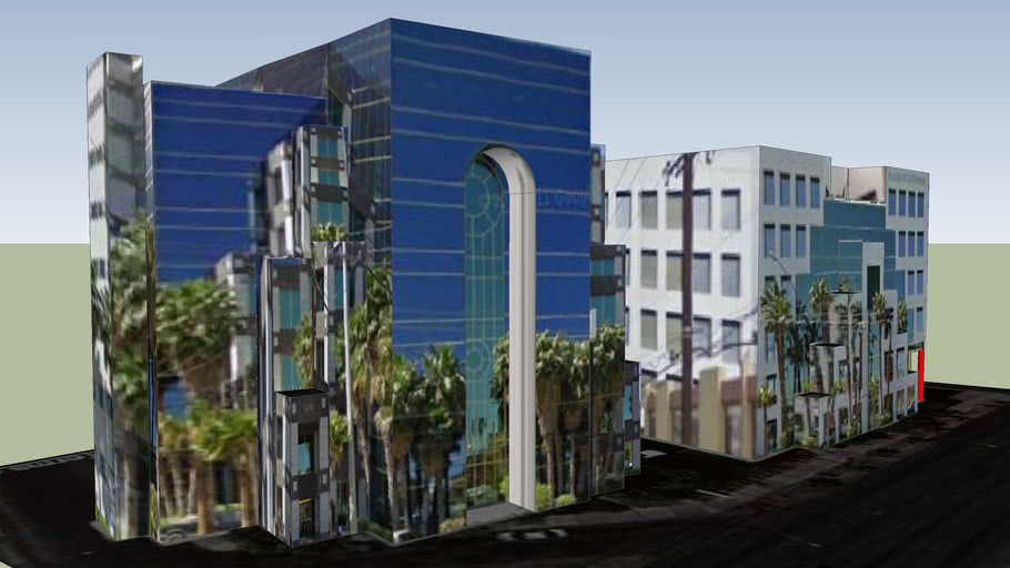 Edificio Atlantis (HSBC) y Edificio Baker & McKenzie | 3D Warehouse