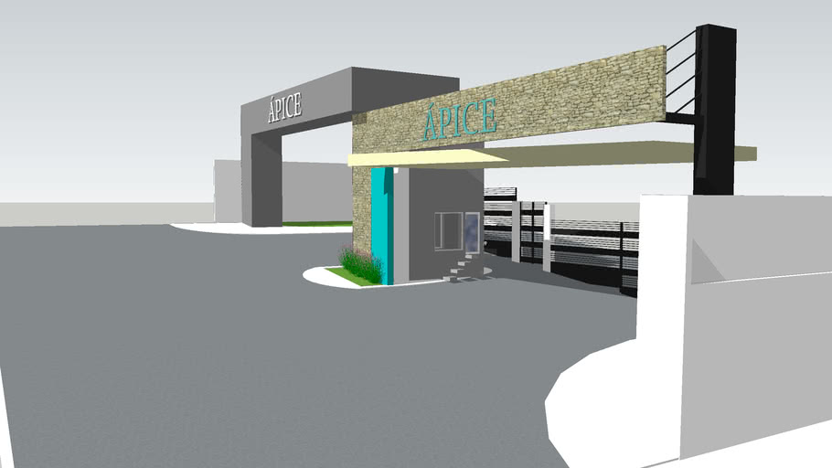 ENTRADA DE FRACCIONAMIENTO APICE 1 PROPUESTA 1 | 3D Warehouse