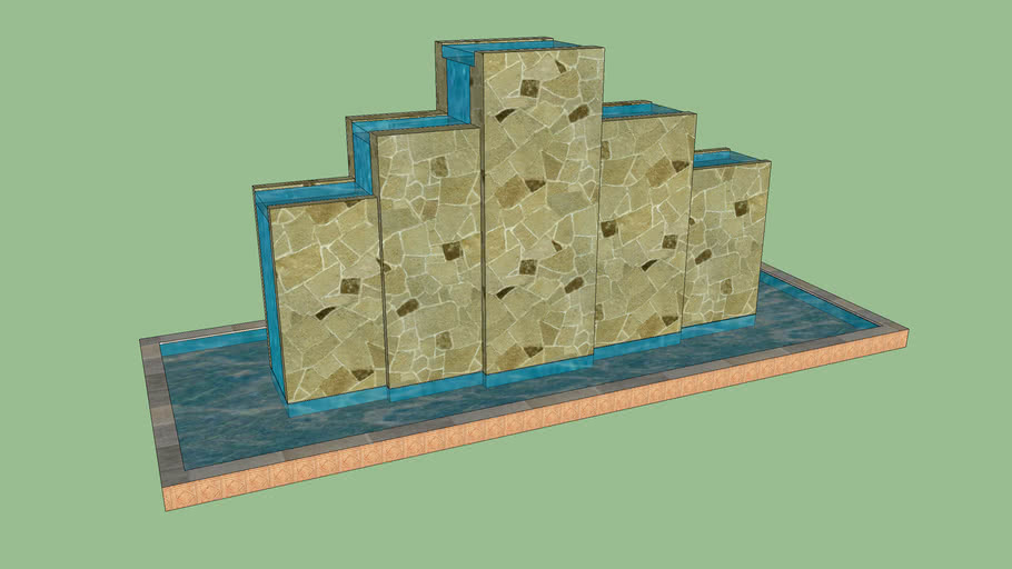 water fall | 3D Warehouse