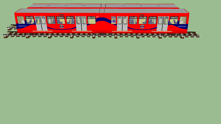 Old and New DLR Train | 3D Warehouse