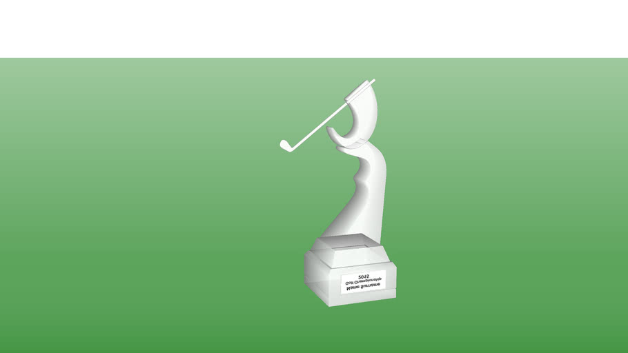 golf trophy | 3D Warehouse
