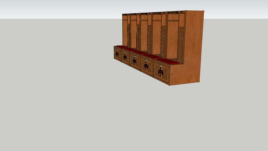 5 lockers | 3D Warehouse