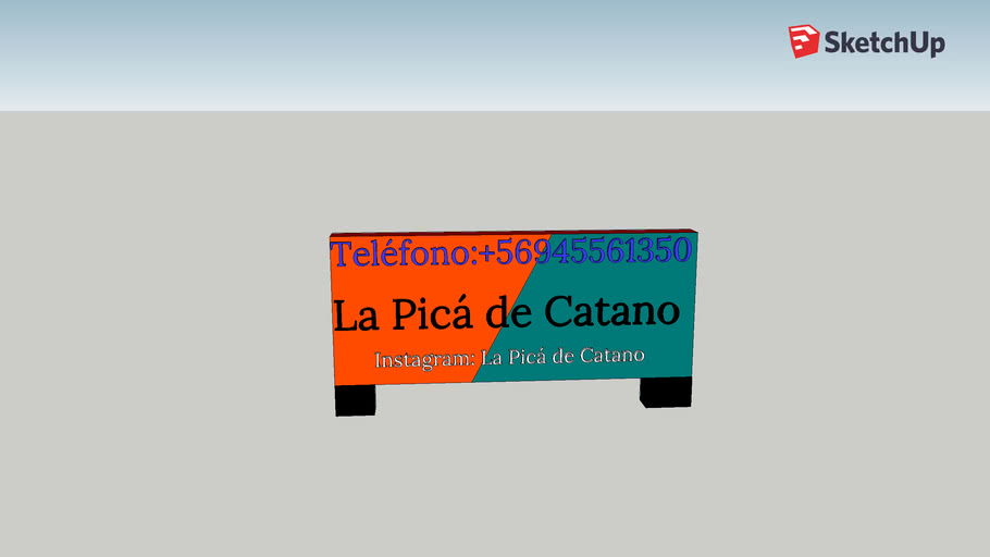 Letrero | 3D Warehouse