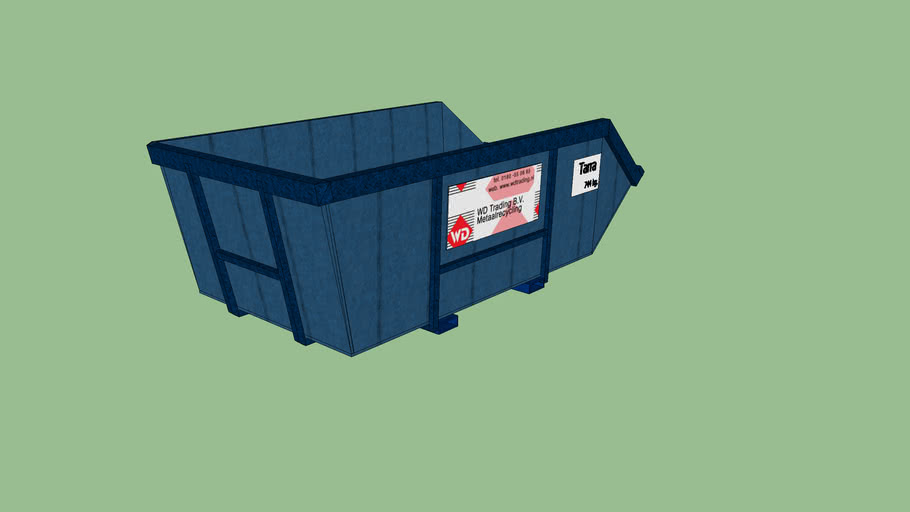6 m3 container | 3D Warehouse