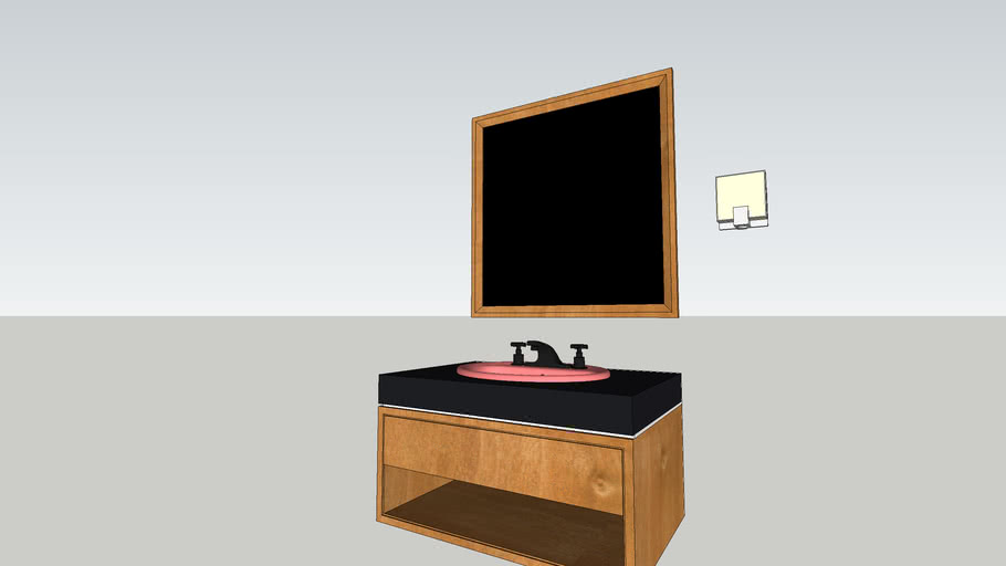 Lavatory Set with Cabinet | 3D Warehouse