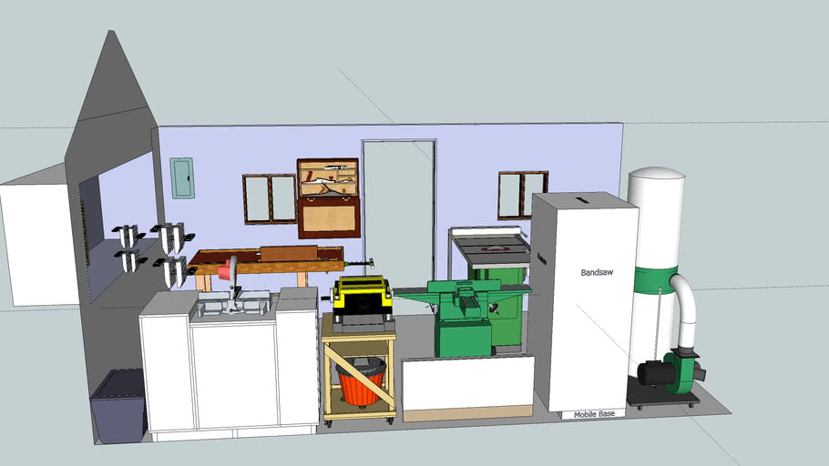 Small Woodshop | 3D Warehouse