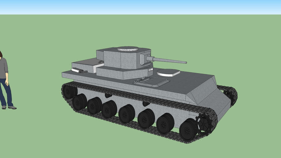Light Tank LTP Type 1 LT | 3D Warehouse