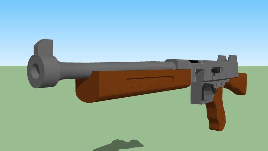 Fallout 4 Submachine Gun | 3D Warehouse