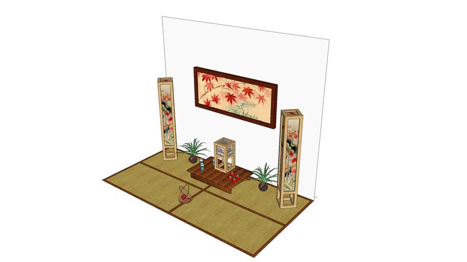 Japanese Lamp Lampu 3 | 3D Warehouse