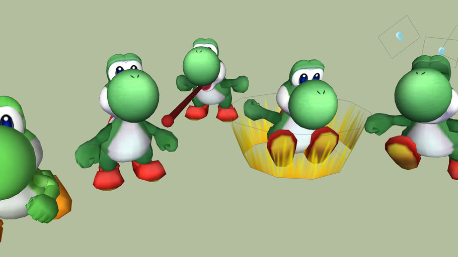 Yoshi 3D | 3D Warehouse