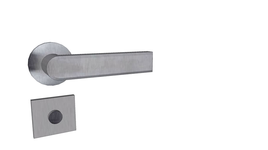 stainless steel door handle | 3D Warehouse