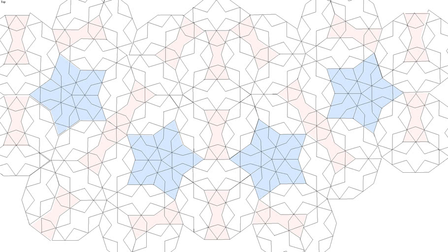 Penrose Tessellations | 3D Warehouse