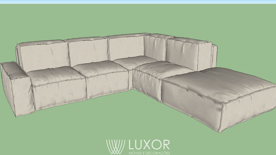 Sofá Fofão Canto | 3D Warehouse