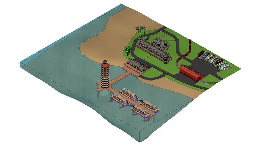 Peninsula Farm Resort | 3D Warehouse