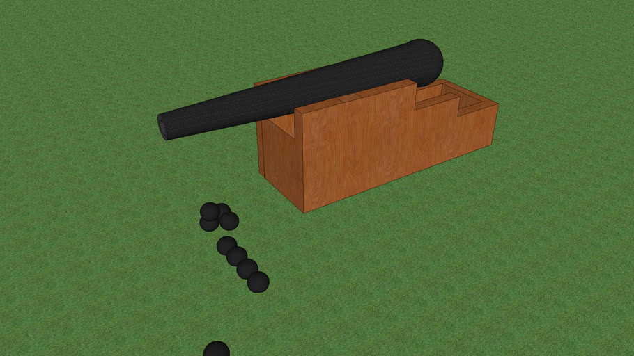simple cannon | 3D Warehouse