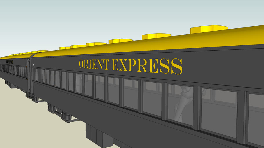 orient express passenger cars | 3D Warehouse