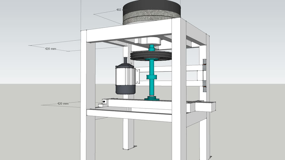 HORIZONTAL GRINDING MILL | 3D Warehouse