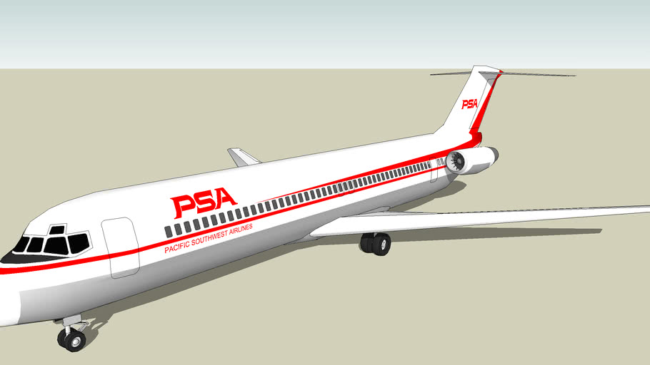 McDonnell Douglas DC-9 - Modelo 3D | 3D Warehouse