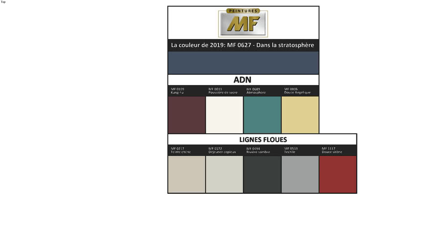 Peintures MF - Couleurs 2019 | 3D Warehouse