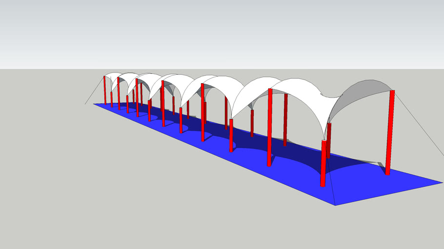 tensile structure | 3D Warehouse