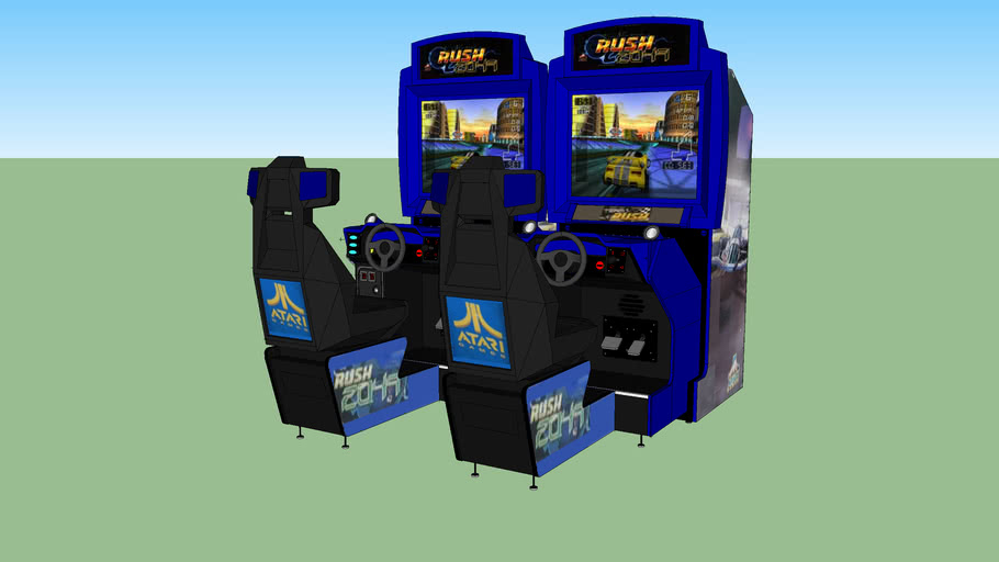 San Francisco Rush 2049 arcade game (39 Inch) (Dual Twin) | 3D Warehouse