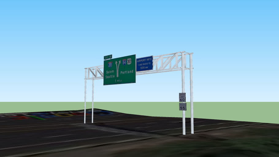 expressway sign | 3D Warehouse