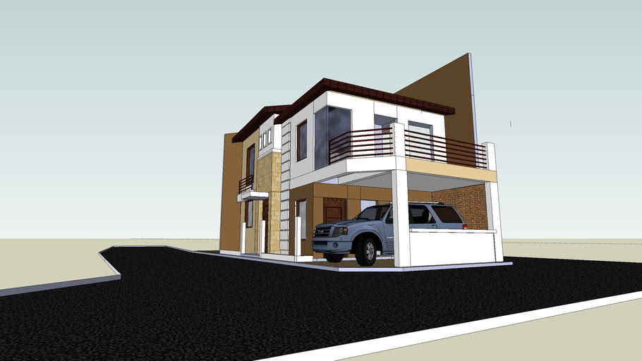 house on the corner | 3D Warehouse