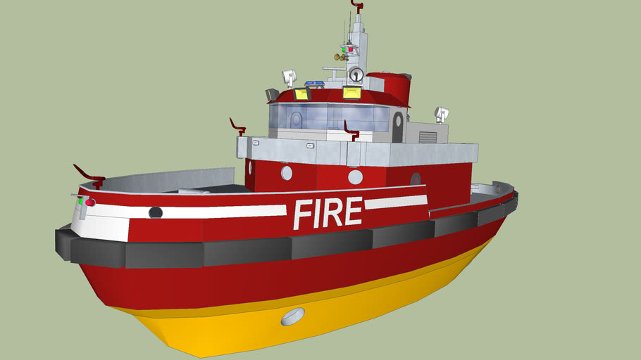 Fire Boat | 3D Warehouse