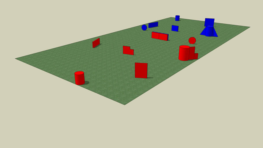 speedball course | 3D Warehouse