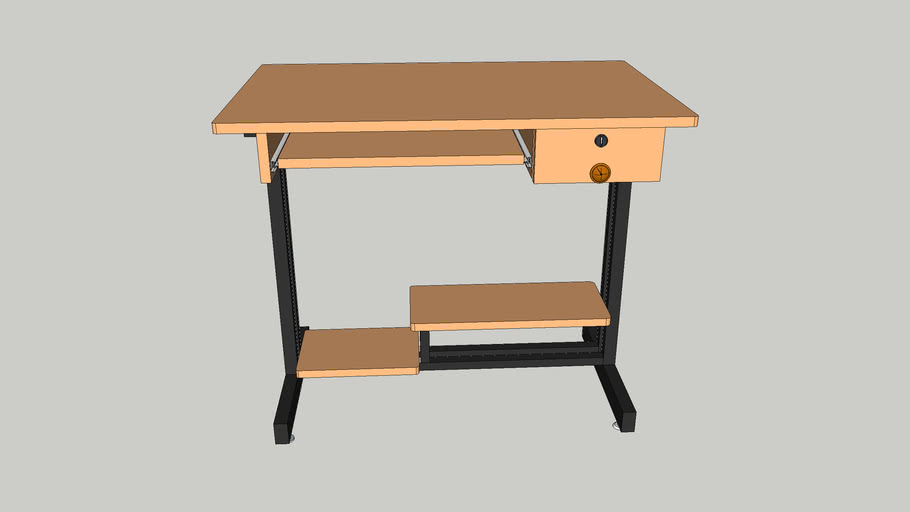 computer table | 3D Warehouse