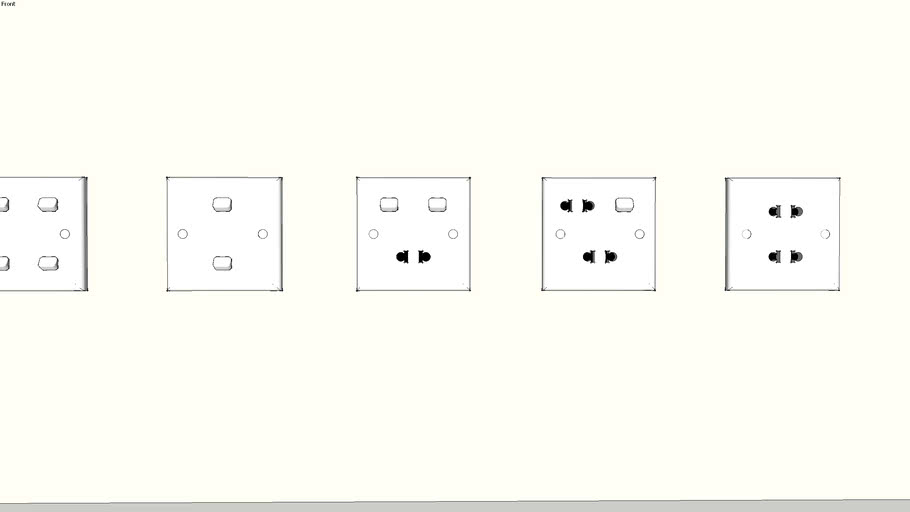 Electrical switches and outlets | 3D Warehouse