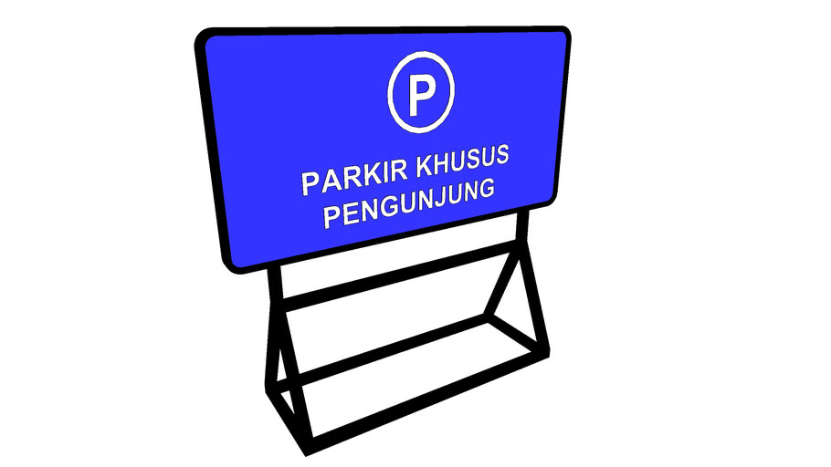 Parking Sign | 3D Warehouse