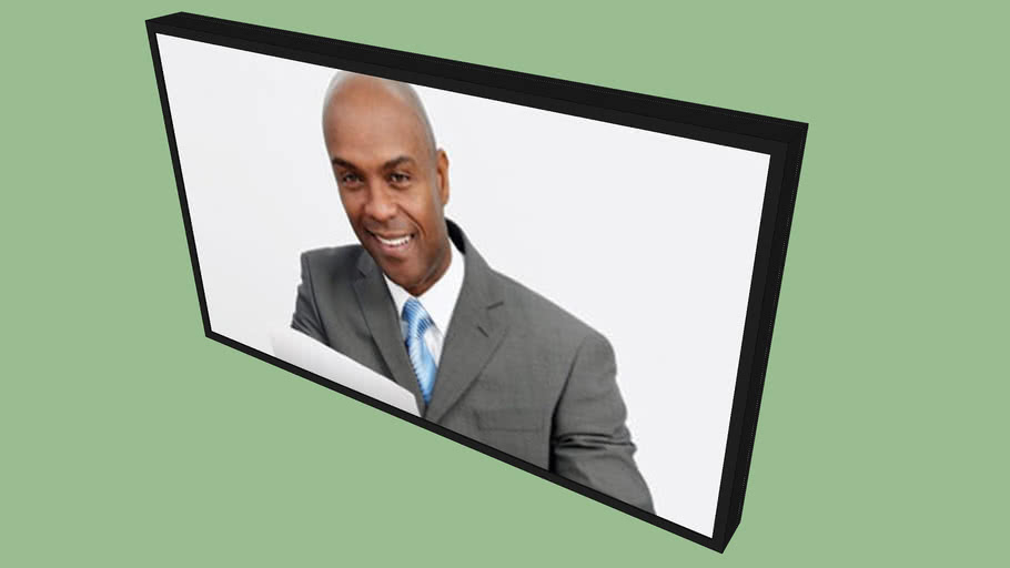 NEC P401 40' LCD Monitor Telepresence BM | 3D Warehouse
