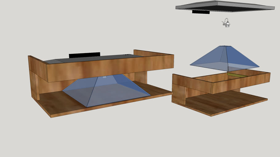 3D hologram projector | 3D Warehouse