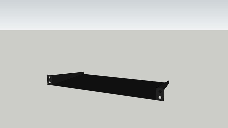 2RU Rack Shelf | 3D Warehouse
