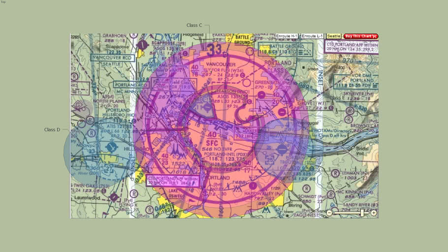 Class C Airspace, Portland OR, KPDX | 3D Warehouse