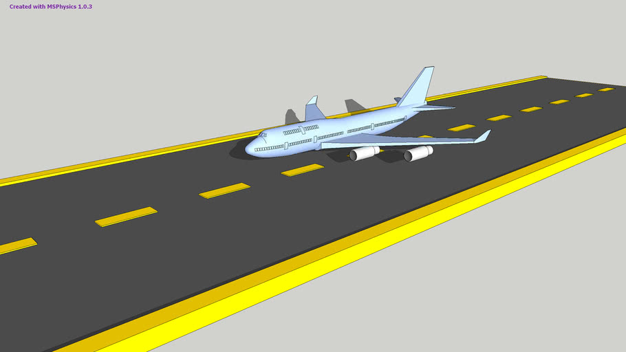 Airplane takeoff animation | 3D Warehouse