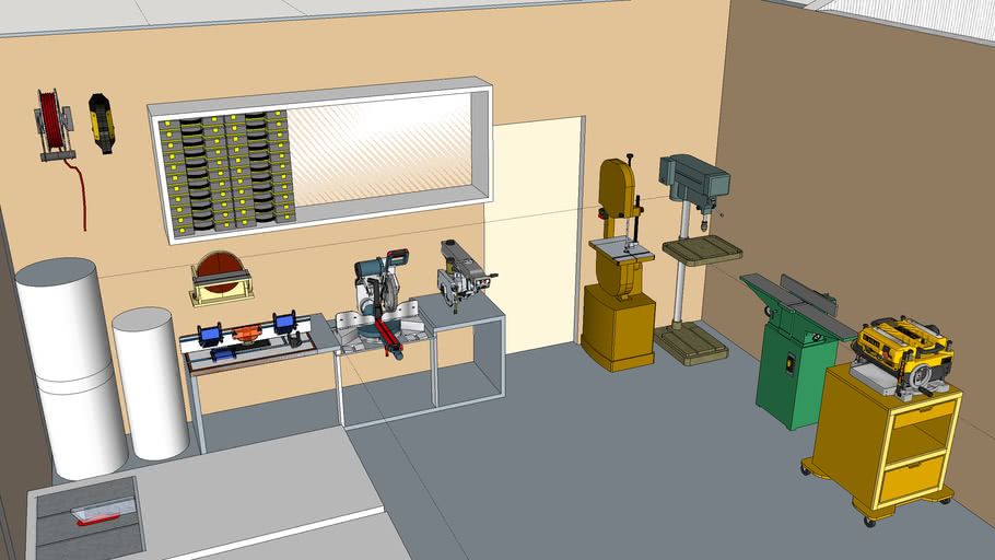 shop layout | 3D Warehouse
