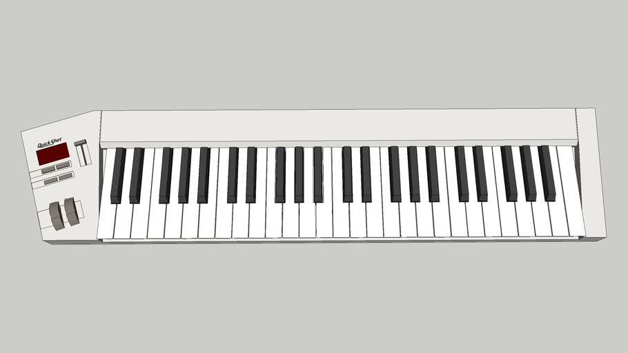 Quick Shot Midi Composer Keyboard | 3D Warehouse