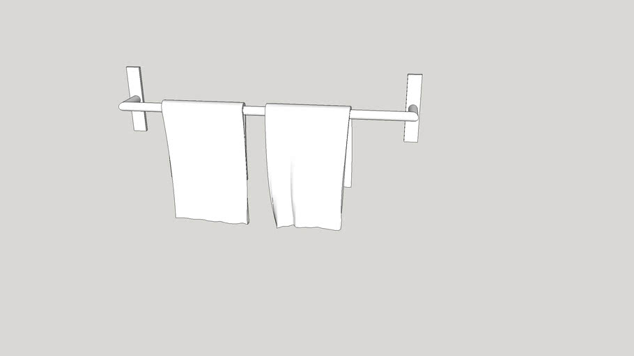 22' Simple Towel Rack | 3D Warehouse