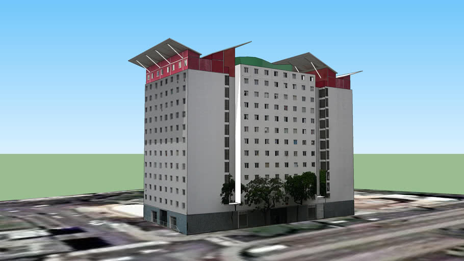 Edificio Misión Vivienda Venezuela Avenida Libertador | 3D Warehouse